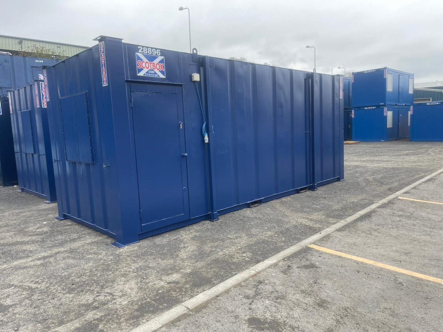 20ft Office/Store - Used Portable Cabin For Sale ⋆ Scotloo/Scotbox